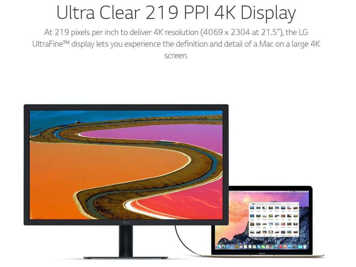Refurbished LG 22" 22MD4KA UltraFine 4K (4096 x 2304) IPS LED Monitor ...