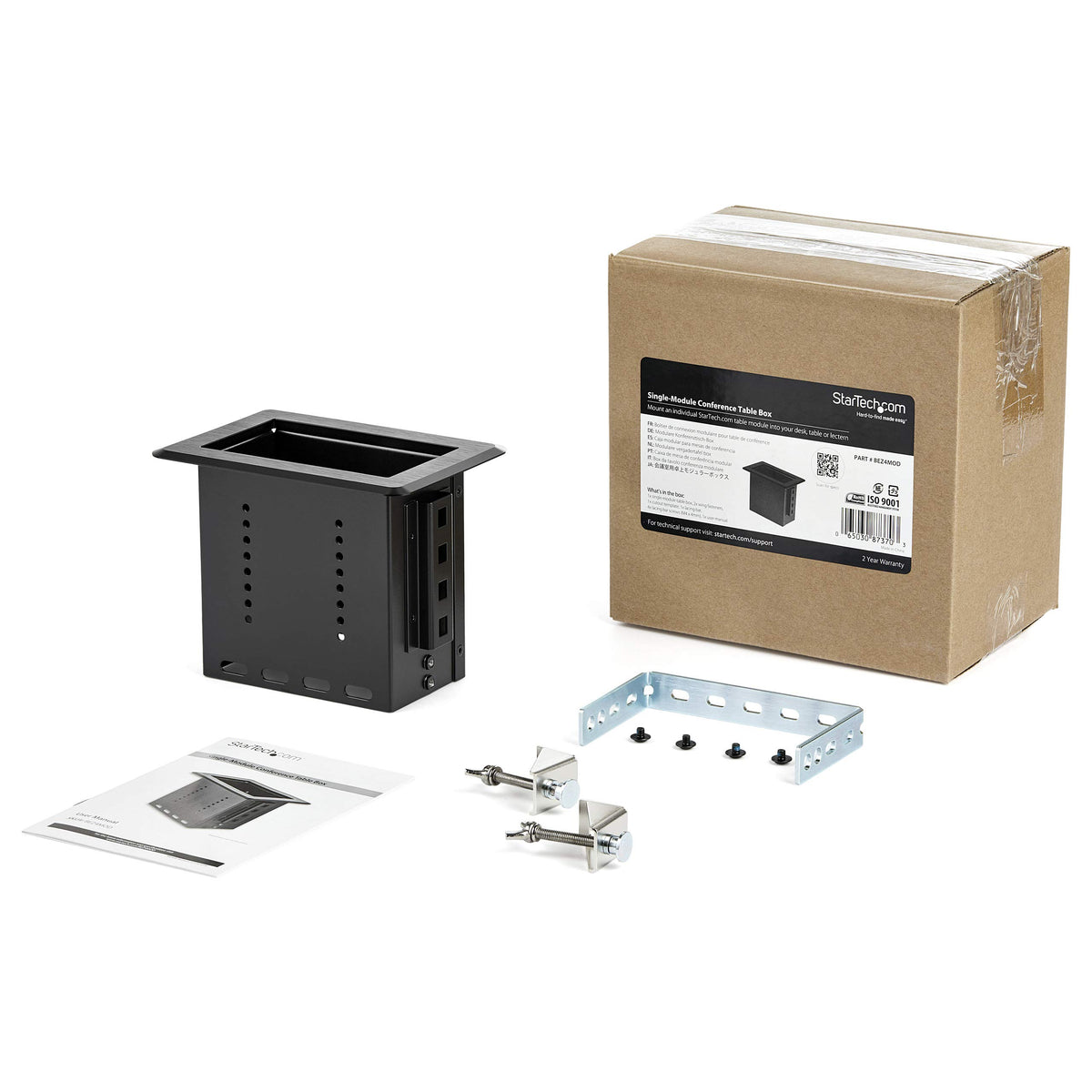 Single-Module Conference Table Connectivity Box - for Adding Power/Cha ...