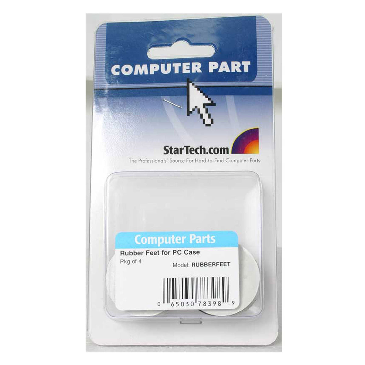 StarTech.com 1-1/4in Dia. Self-Adhesive Rubber Feet for PC Cases - Sys ...