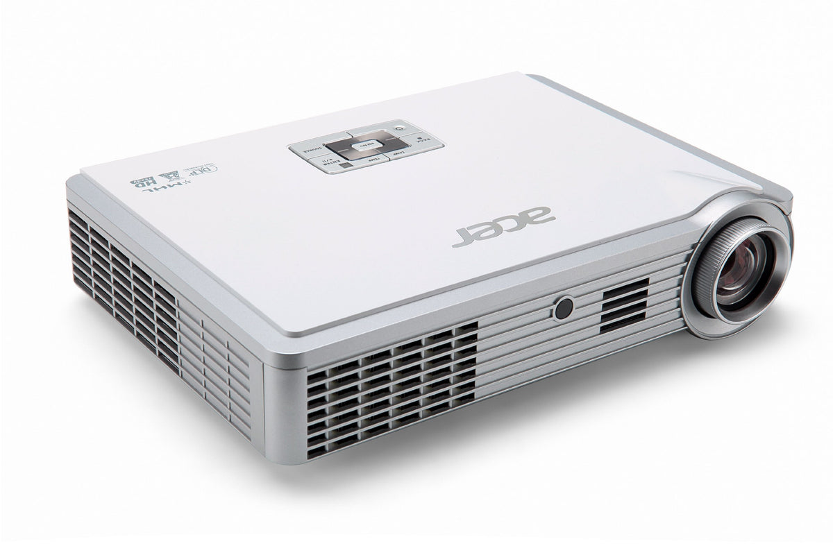 Acer K335 DLP Projector, 3D Ready, 1280x800 Resolution, 10000:1 Contra ...